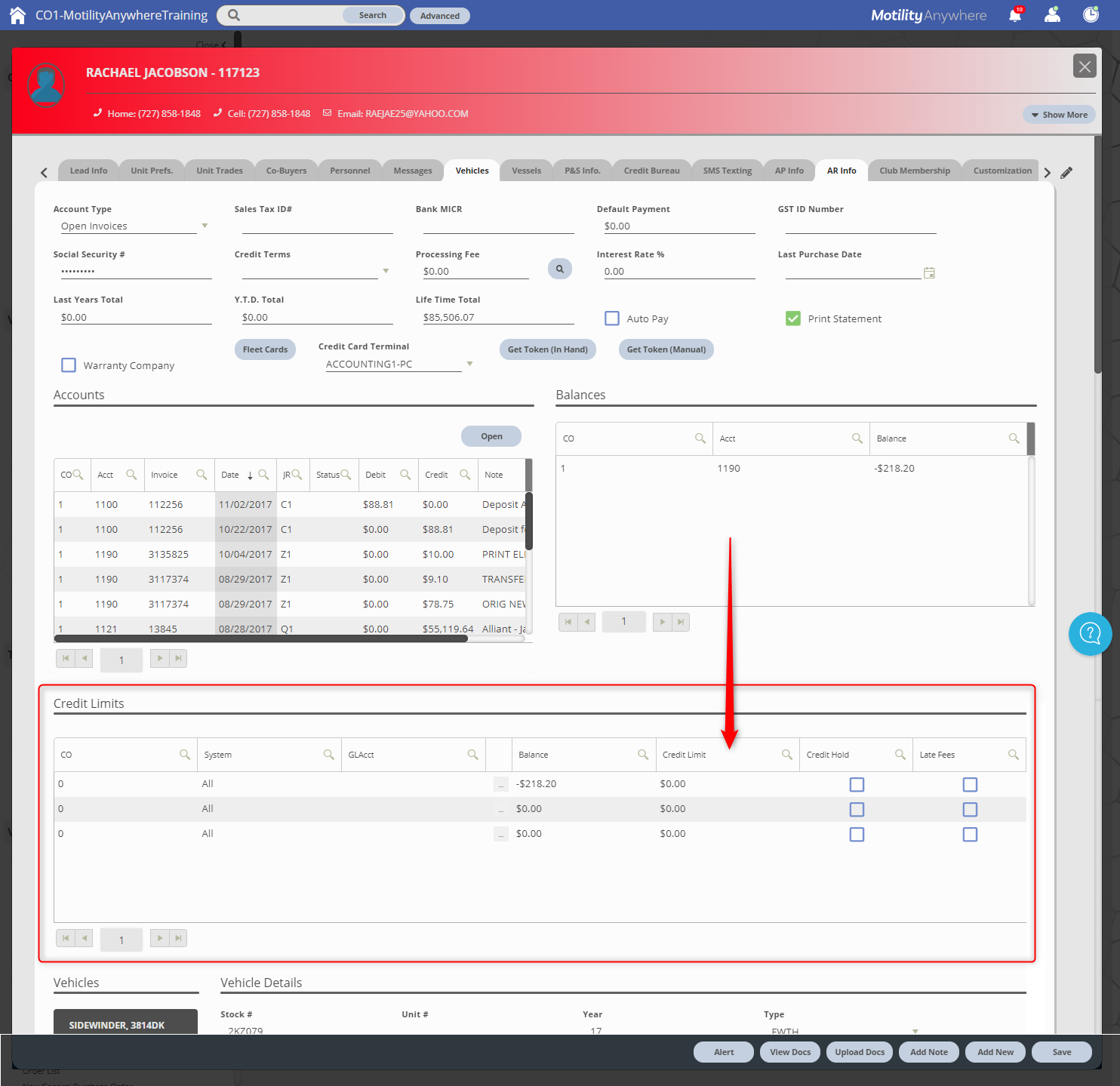 Add New Consignment Unit – Motility Software Solutions