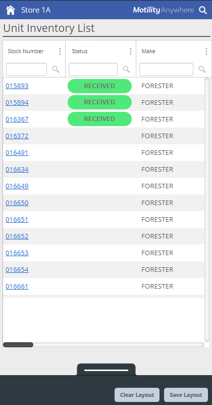 Mobile Unit Inventory Tools – Motility Software Solutions