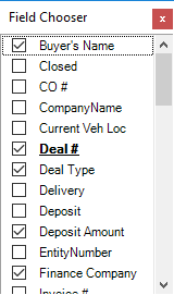 Customize Lists – Motility Software Solutions
