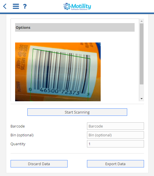 Scan Parts in Mobile App for Inventory Count – Motility Software Solutions