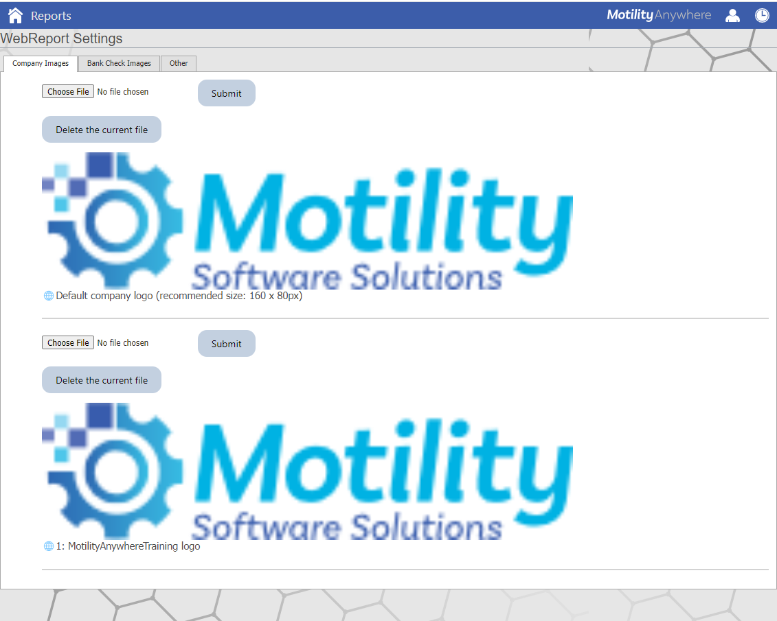 Add Logo to Report – Motility Software Solutions